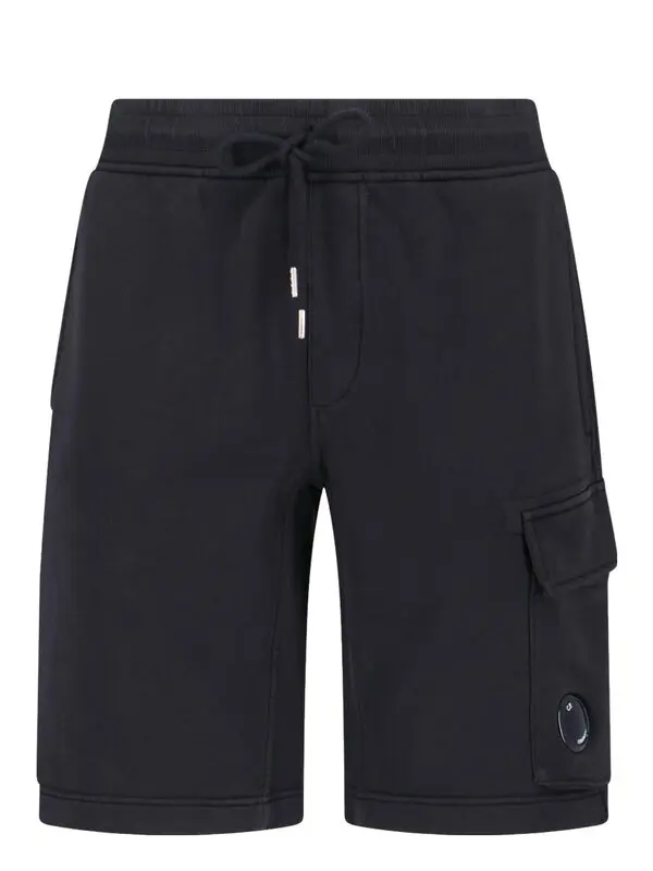 C.P. COMPANY Lens Shorts - Black