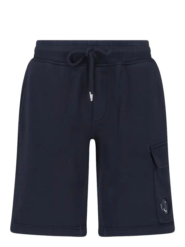 C.P. COMPANY Lens Shorts - Blue