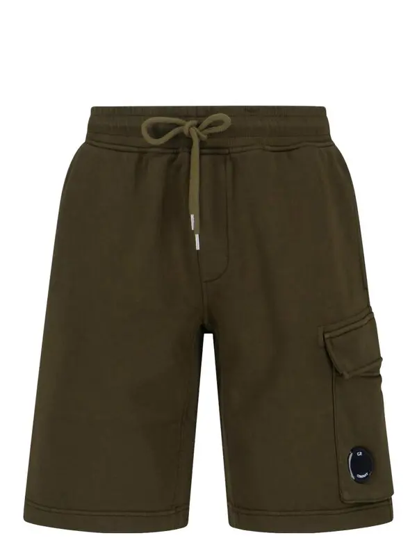 C.P. COMPANY Lens Shorts - Green