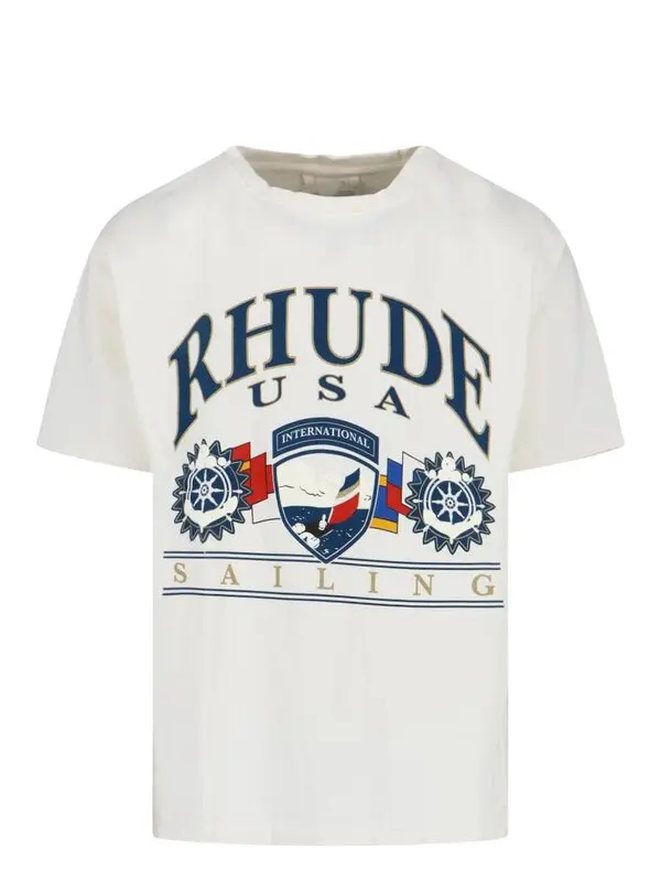 Rhude Sailing' T-shirt - White