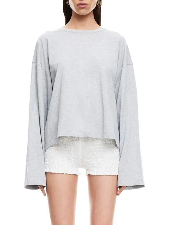 Lioness Long Sleeve Knit Shirt - Grey