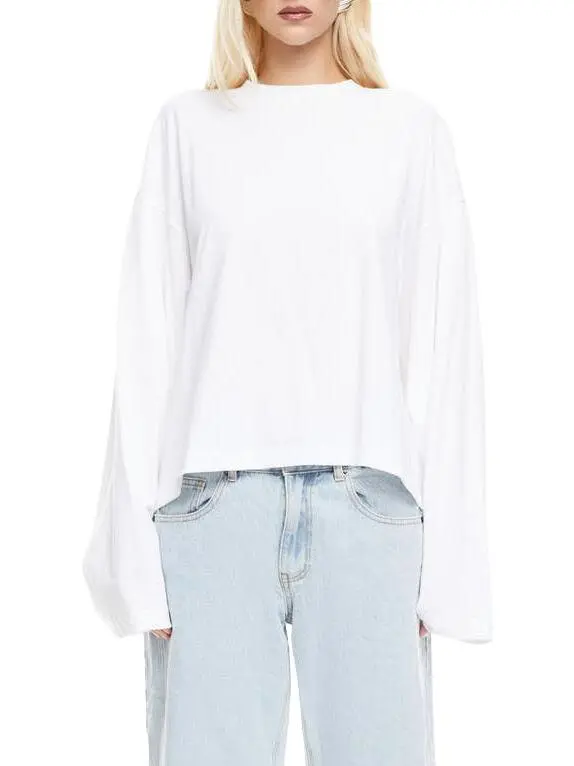 Lioness Long Sleeve Knit Shirt - Porcelain