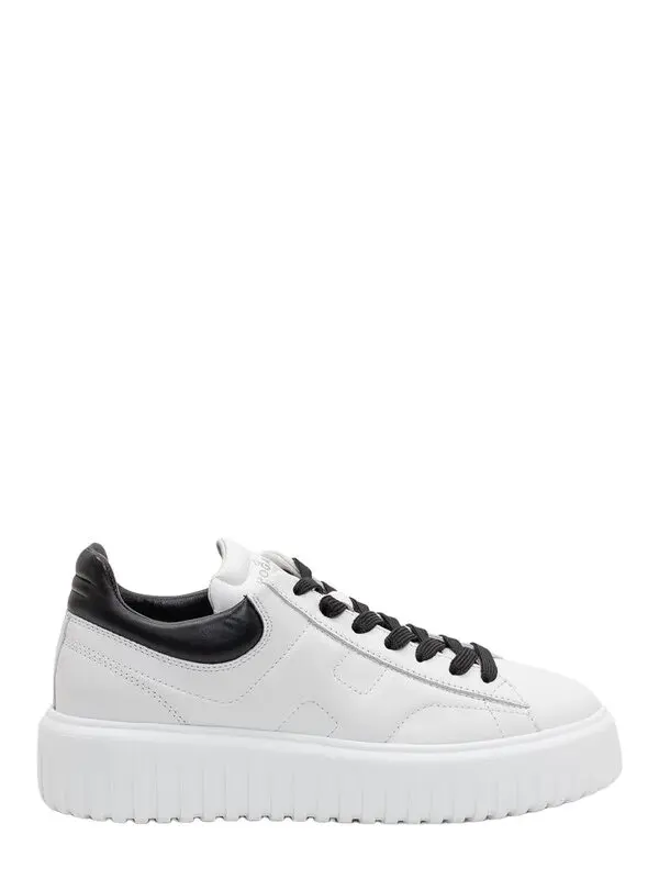 Hogan Striped Laced H Sneaker - White