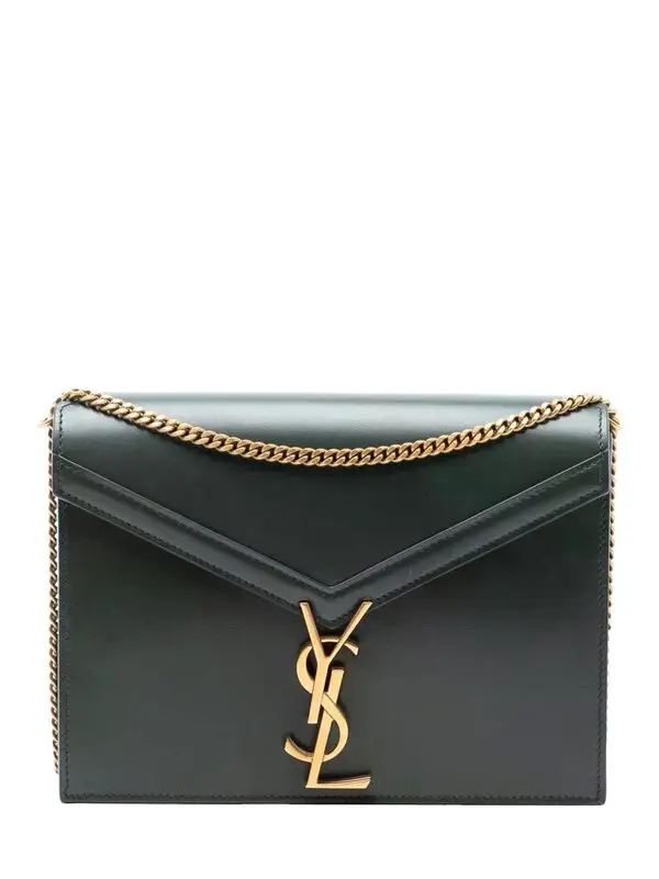 Saint Laurent 2018 Smooth Calfskin Monogram Cassandra Shoulder Bag - Green