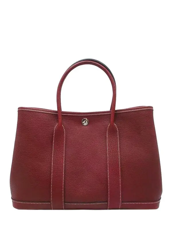 Hermès 2009 Negonda Garden Party 30 Tote Bag - Red