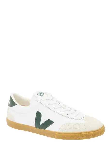 VEJA Volley Canvas Sneaker - White Cyprus Natural