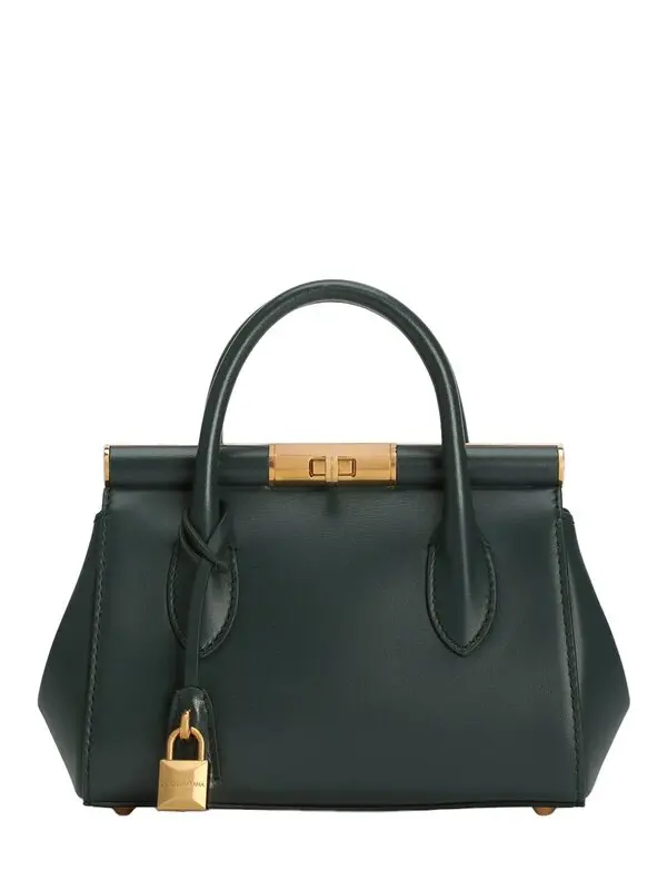Dolce & Gabbana Marlene Day Mini Bag In Palmellato Calfskin - Green