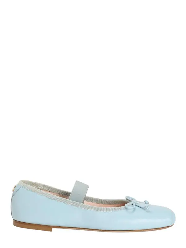 Dolce & Gabbana Nappa Lambskin Ballet Flats - Azure