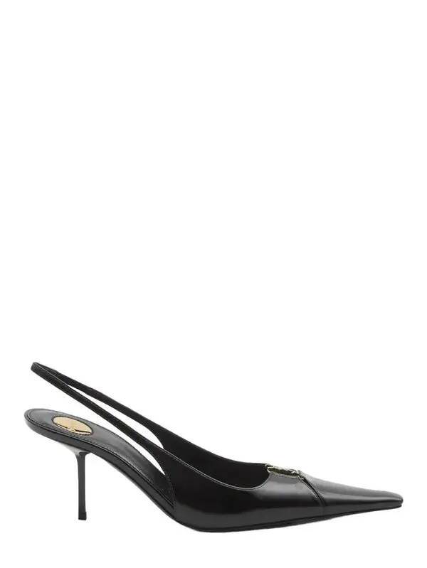 Saint Laurent Babylone Breteuil Slingback Pumps - Black