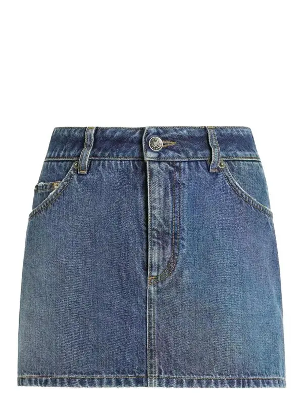 Dolce & Gabbana Denim Mini Skirt - Blue