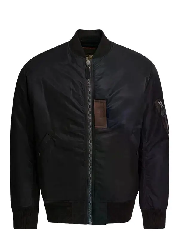 BUZZ RICKSON'S Zip Bomber Coat - Black