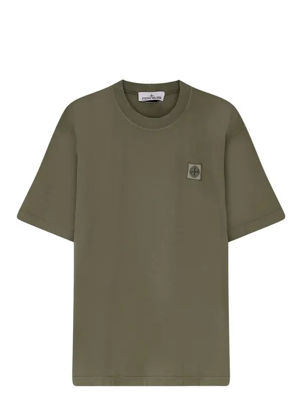 Stone Island Organic Cotton Tshirt - Green