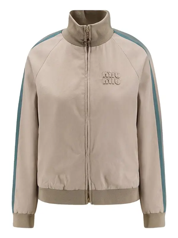 Miu Miu Twill Jacket - Beige
