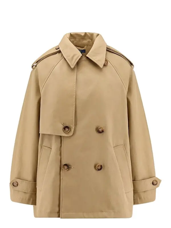 Polo Ralph Lauren Balloon Cotton Trench - Beige