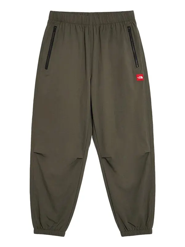 The North Face Nylon Trousers With Patch Logo On The Side - Green