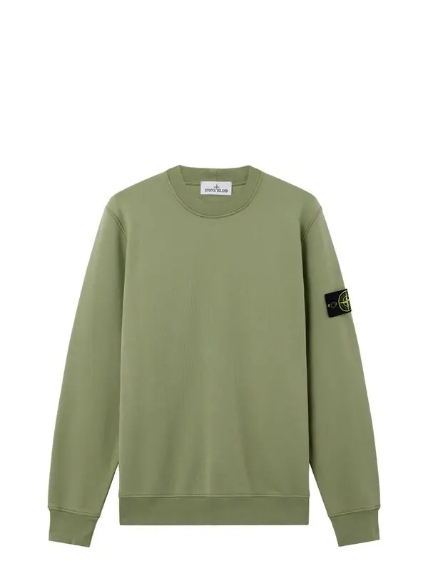 Stone Island Organic Cotton Sweatshirt - Green