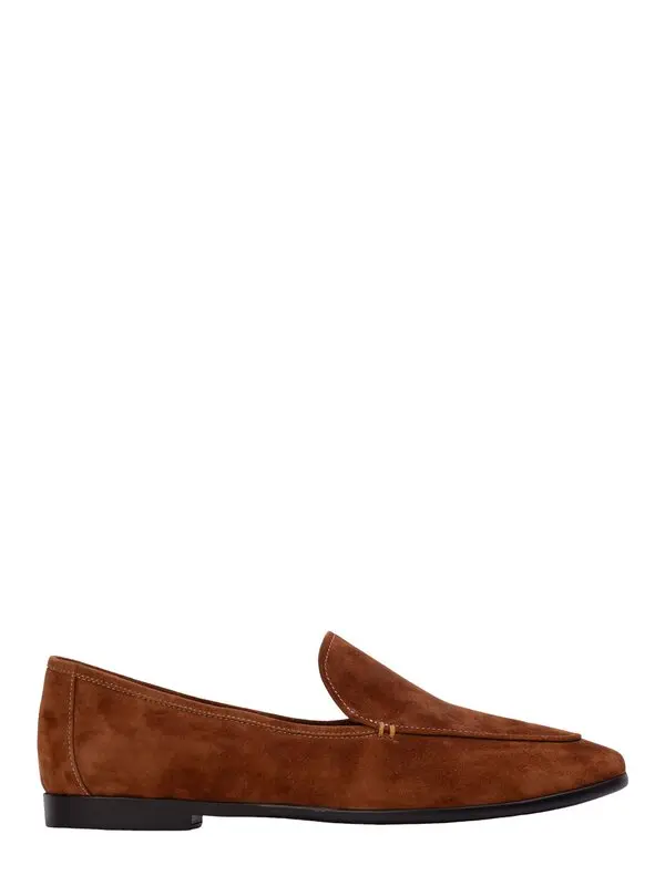 BLACK SUEDE STUDIO Allie Suede Loafers - Brown