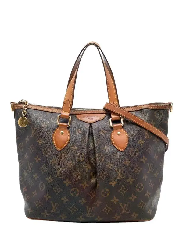 LOUIS VUITTON 2010 Monogram Palermo Pm Satchel - Brown