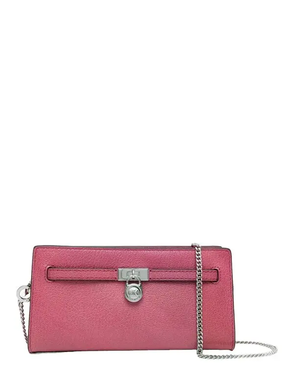 Michael Kors Leather Convertible Crossbody Bag - Pink