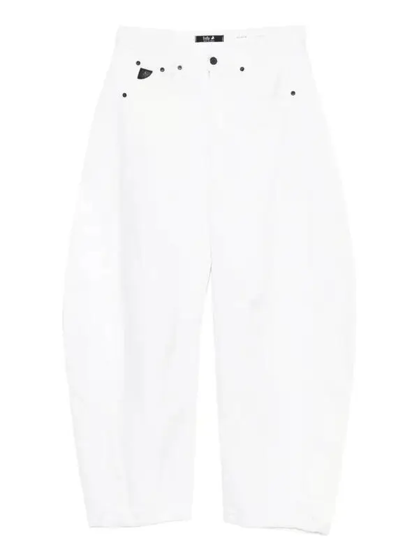 LOIS Aliana Button-fastening Jeans - White