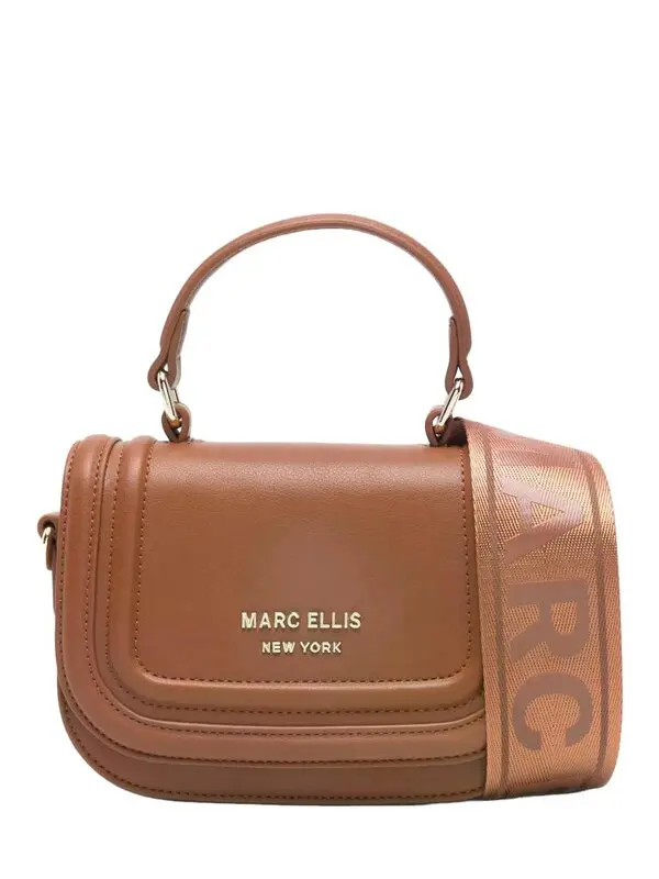 MARC ELLIS Glossy Tote Bag - Brown