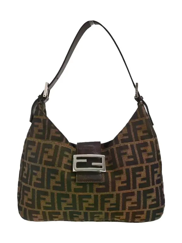 Fendi 2000 Zucca-pattern Shoulder Bag - Brown