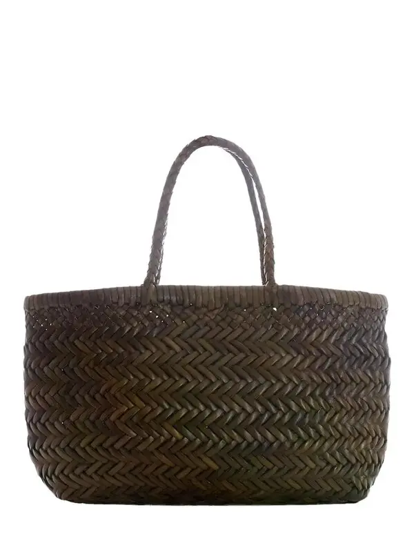 Dragon Diffusion Mini Gora Woven Tote Bag - Brown