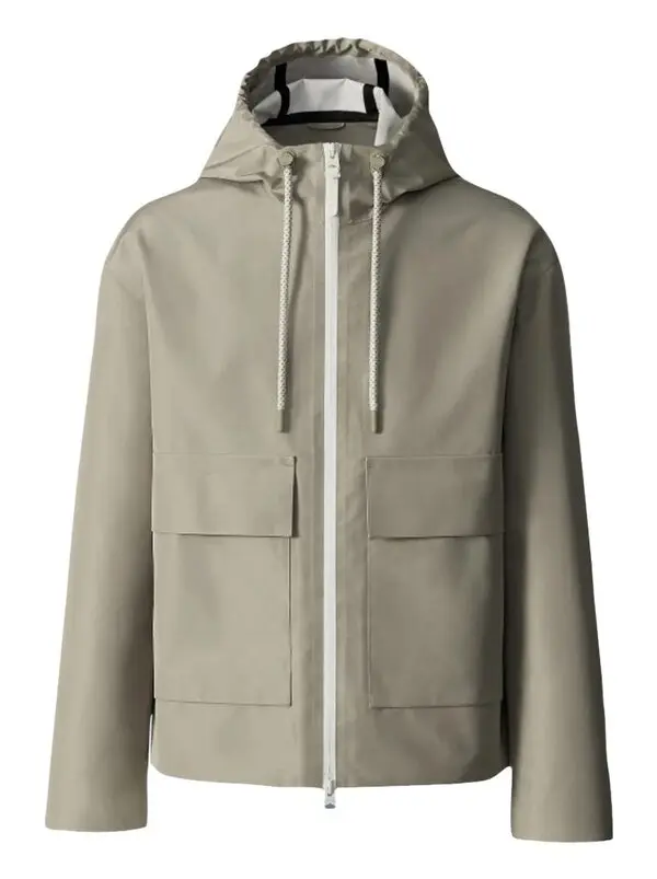 Mackage Eric-zz Recycled Technical Rain Jacket - Light Camel-cream