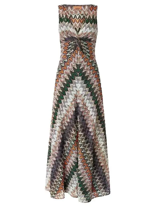 Missoni Patterned Maxi Dress - Neutrals