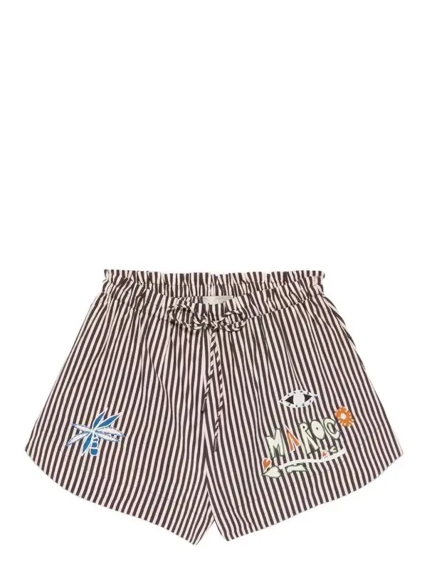 ALEMAIS Sirocco Striped Trousers - Neutrals