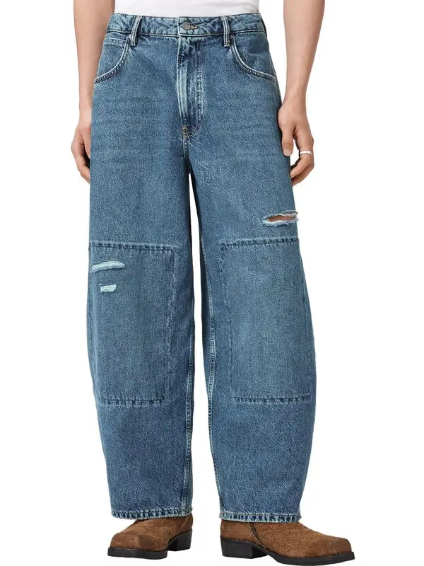 ALLSAINTS Barrel Slouch Denim Jeans - Blue