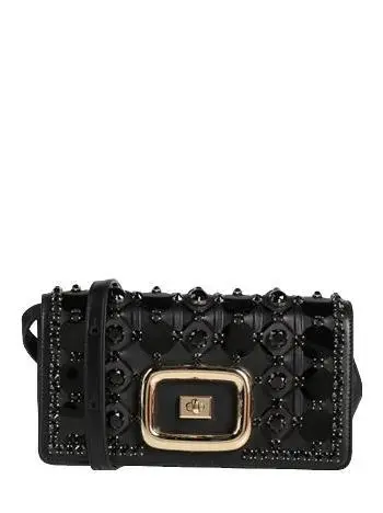 ROGER VIVIER Leather Cross-body Bag - Black