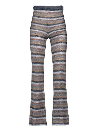 ROBERTO COLLINA Knitted Flared Pants - Blue