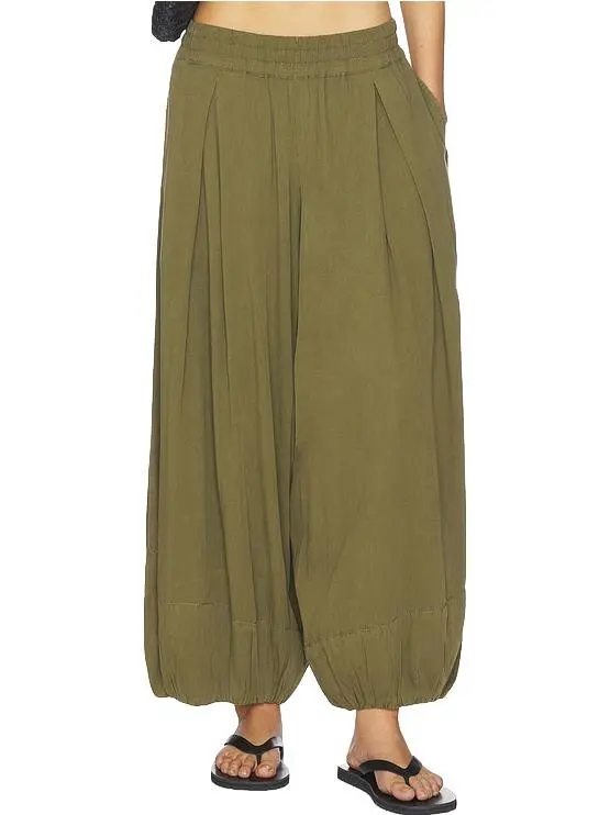 Free People Moonflower Ballon Pant - Sage
