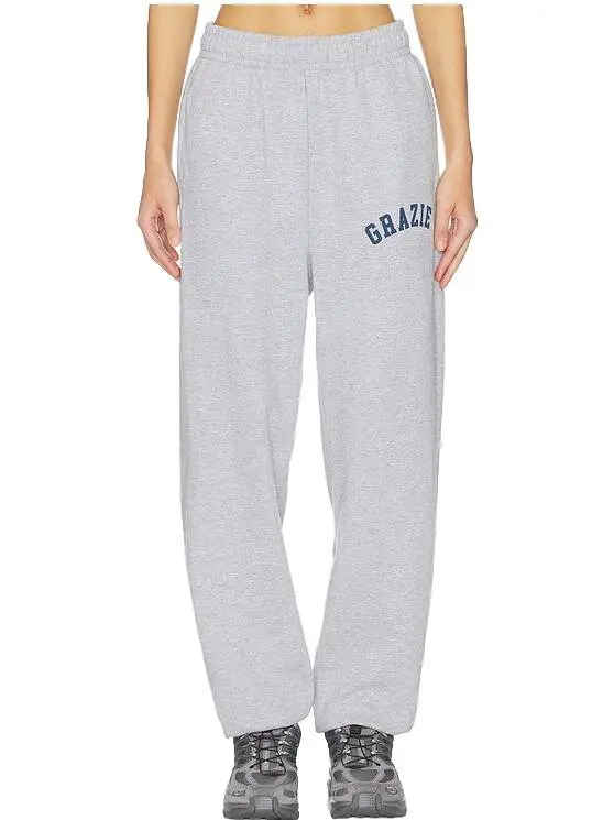 DEPARTURE Grazie Sweatpants With Pockets - Grey