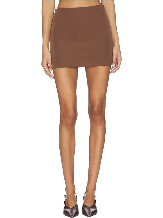 ALL THE WAYS Jubilee Mini Skirt - Brown