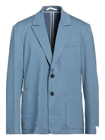 PAOLO PECORA Blazer Pastel Size Viscose, Polyamide, Elastane - Blue