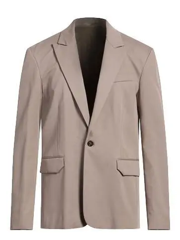 PAOLO PECORA Blazer Chocolate Size Lyocell, Cotton - Grey