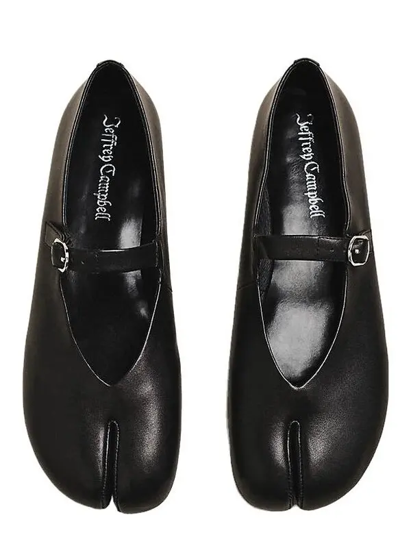 Jeffrey Campbell Preakness Split-toe Mary Janes - Black