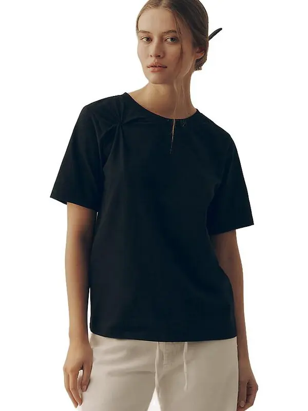 Sanctuary Cotton Twist Tee - Black