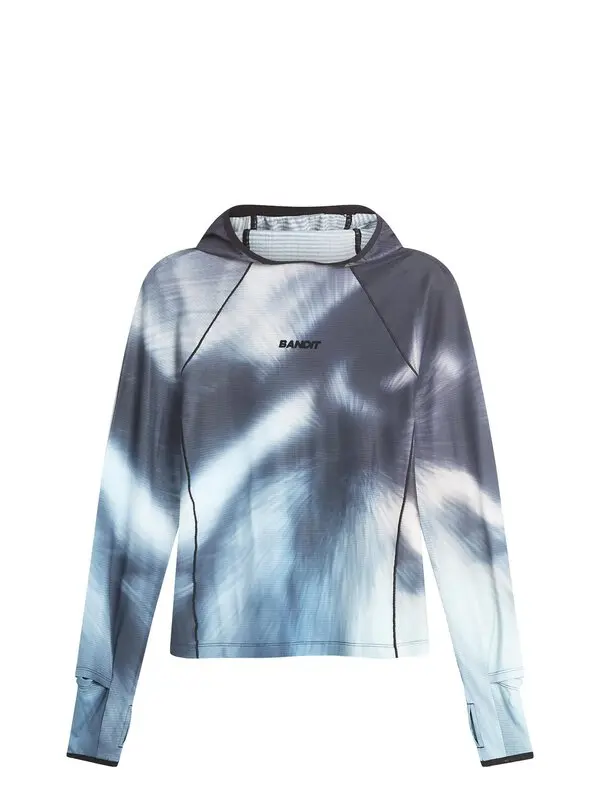 BANDIT Aura Grid Performance Long Sleeve Top - Storm Multi