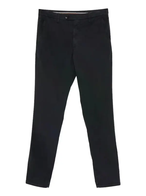 Canali Front-button Trousers - Blue