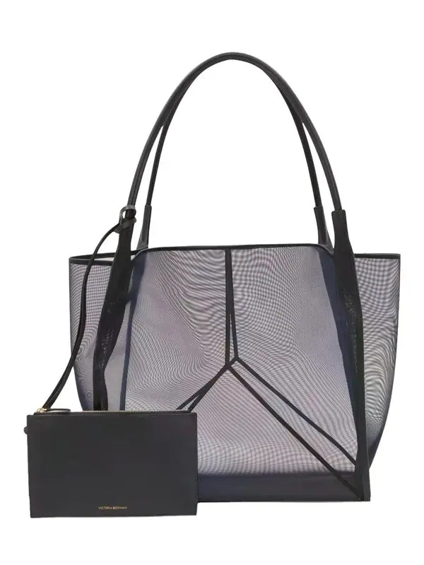 Victoria Beckham Tote Bag With Detachable Pouch - Blue
