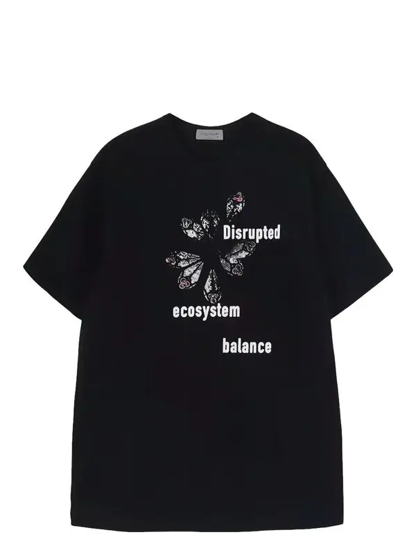 Yohji Yamamoto Graphic-print T-shirt - Black
