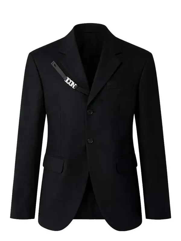 Dsquared2 Wool Single-breasted Blazer - Black