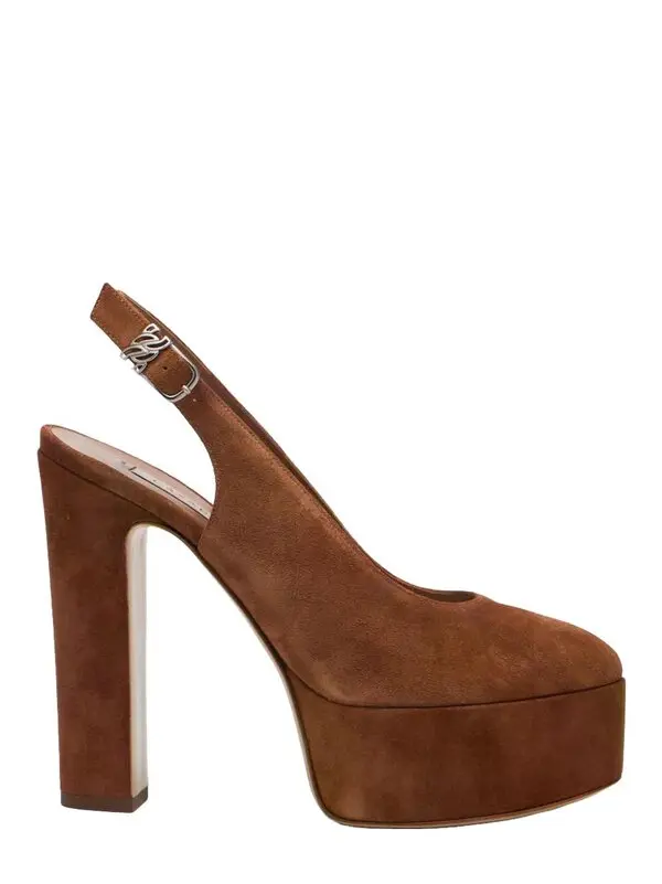 Casadei Patty Platform Pumps - Brown