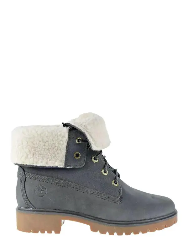 Timberland Jayne Fleece Fold-down Boots - Grey