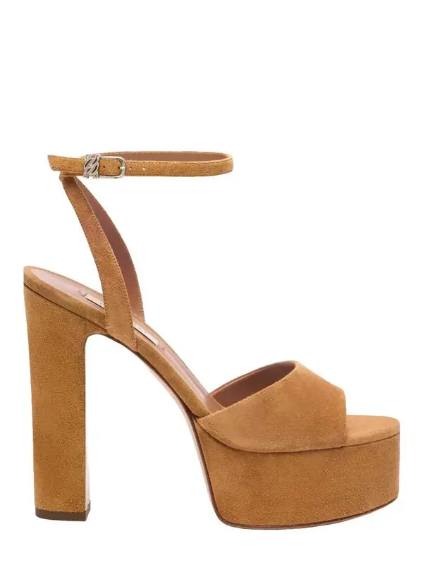 Casadei Patty Platform Heeled Sandals - Brown