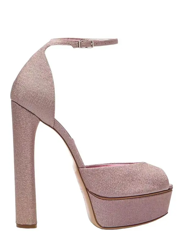 Casadei Flora Platform Pumps - Pink