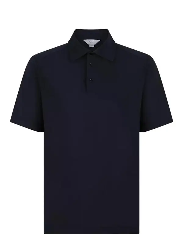 Malo Button Polo Shirt - Blue